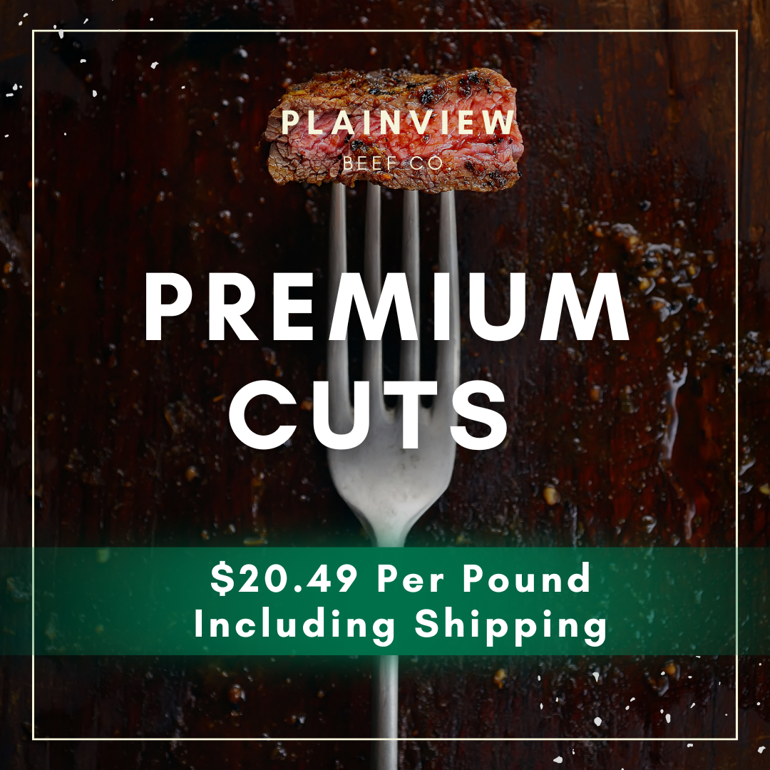 20lb. Bursting with Health Premium Cuts Box – PLAINVIEW BEEF CO.